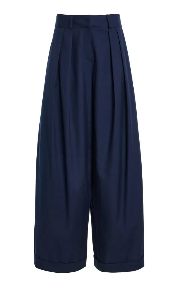 Françoise Mila Wool Wide-leg Pants