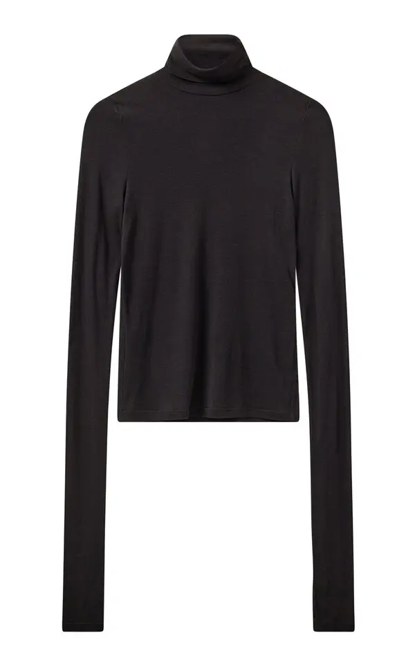 THE GARMENT Bree Wool-blend Turtleneck Top - Black