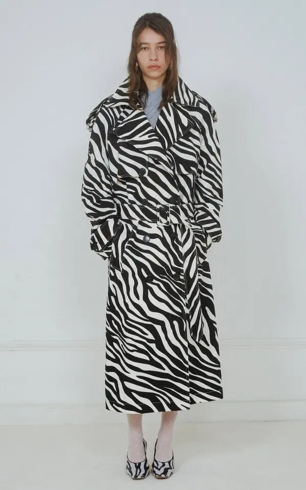Françoise Giada Animal Printed Coat