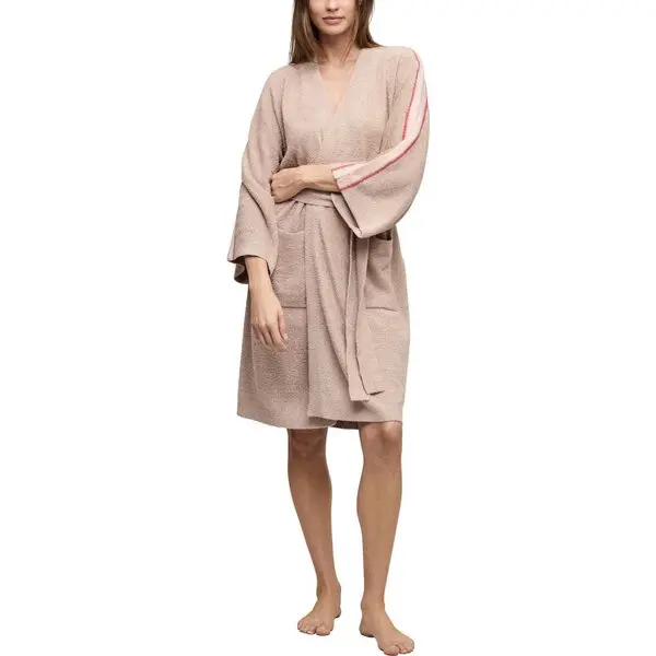 Barefoot Dreams Cozychic Lite™ Smiley Sun Robe - Willow Multi