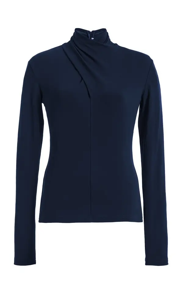 Françoise Felka Long Sleeve Top - Navy