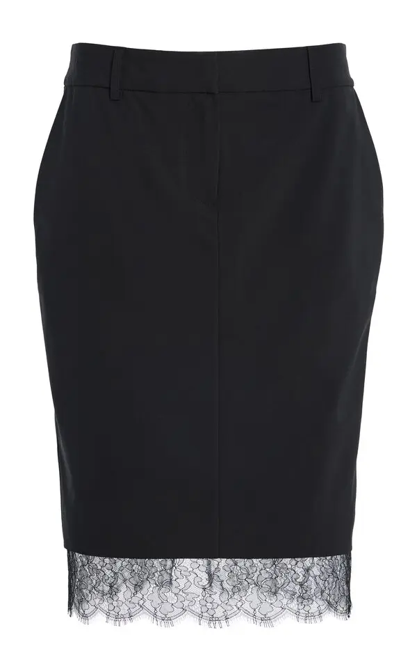 Françoise Kai Tailored Wool Skirt