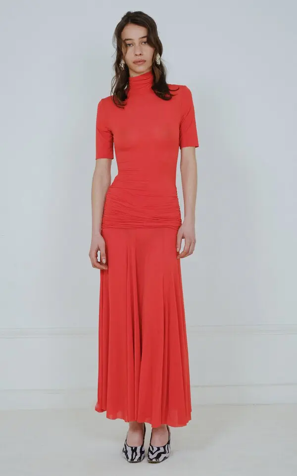 Françoise Ava Drop Waist Maxi Dress