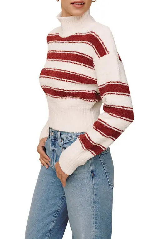 Bella Dahl Striped Turtleneck Sweater