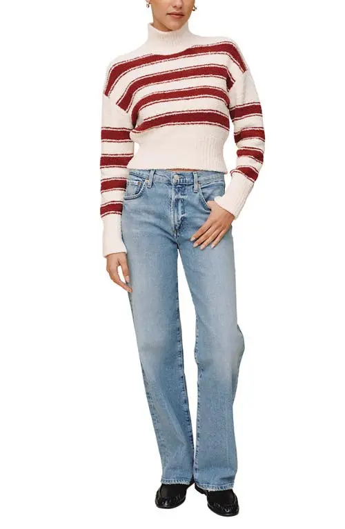 Bella Dahl Striped Turtleneck Sweater