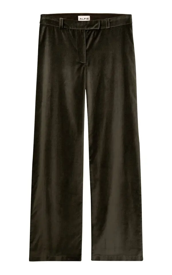 ALFIE Cotton Velvet Straight Pants