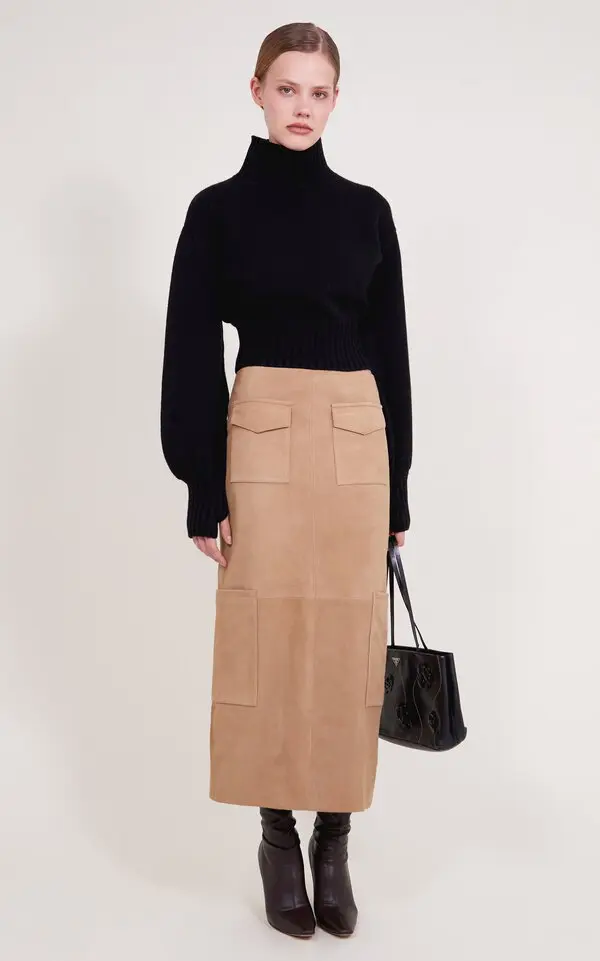 ALFIE Valletta Suede Skirt