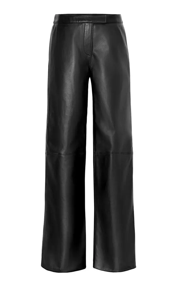 ALFIE Lamb Leather Bell Pants