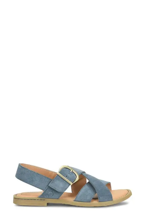BØRN Beebe Sandal - Dark Blue Suede