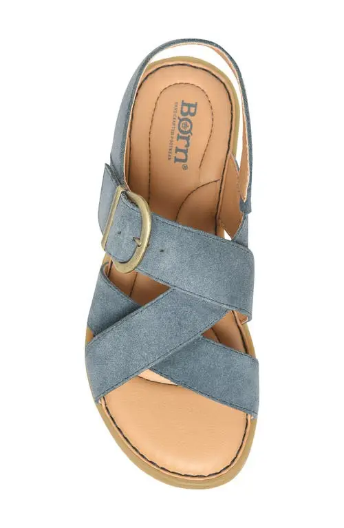 BØRN Beebe Sandal - Dark Blue Suede