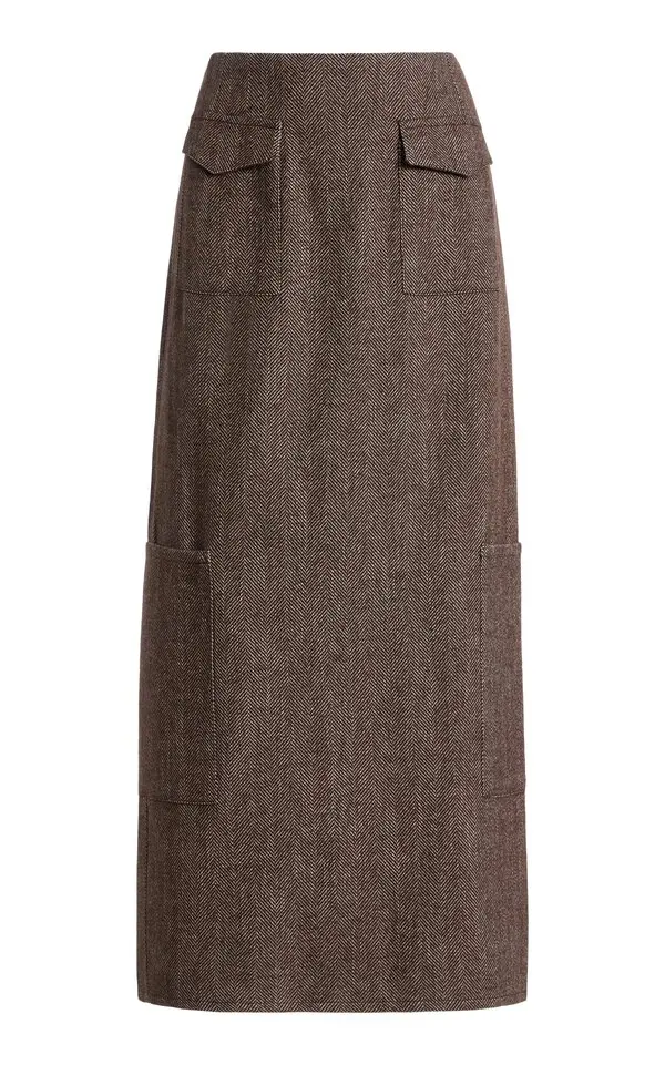 ALFIE Valletta Cotton Midi Skirt