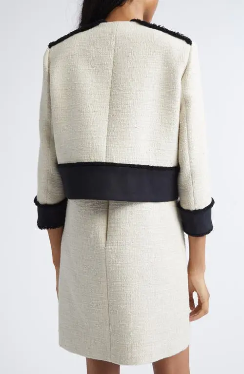 Max Mara Pagai Tweed Zip Jacket