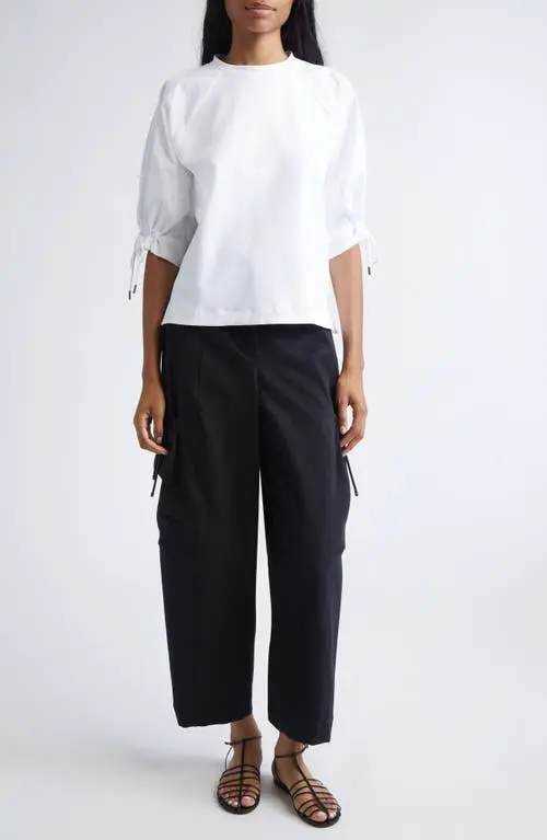 Max Mara Okra Crop Straight Leg Pants