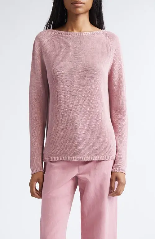 Max Mara Giolino Linen Sweater - Antique Rose