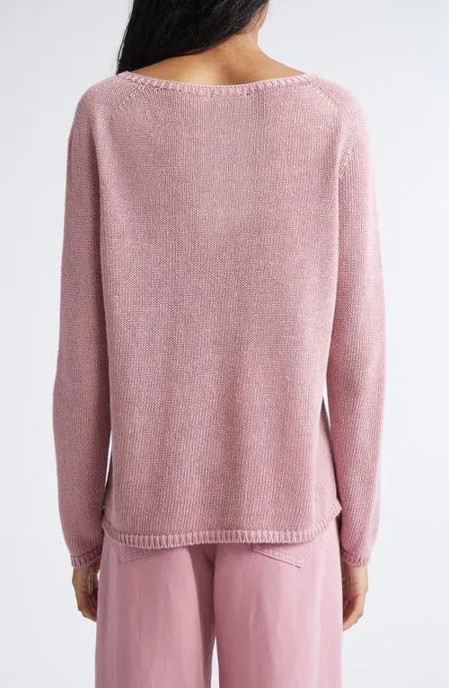 Max Mara Giolino Linen Sweater - Antique Rose