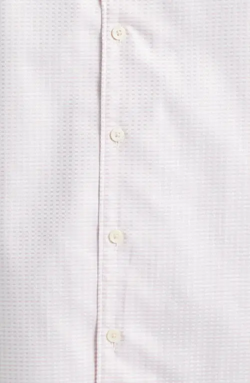 Bugatchi Alvin Shaped Fit Mini Check Button-up Shirt