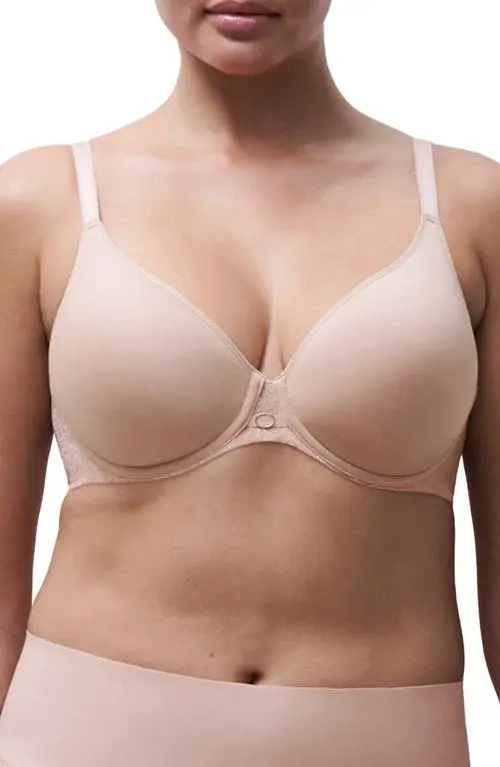 Chantelle Belle Underwire Sexy Solution Plunge Bra - Rose