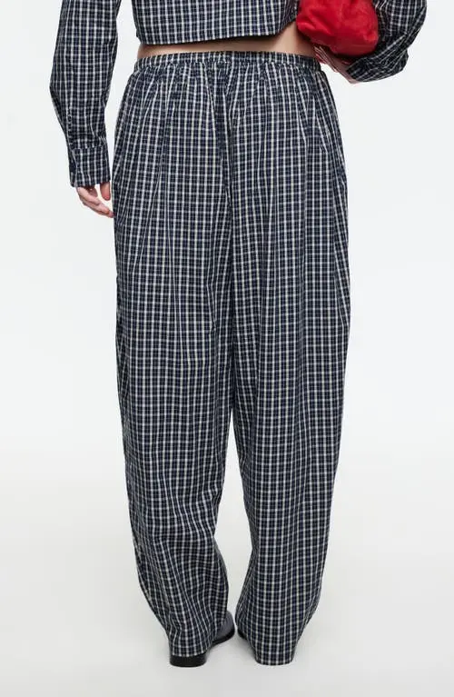 Lioness Plaid Drawstring Pants