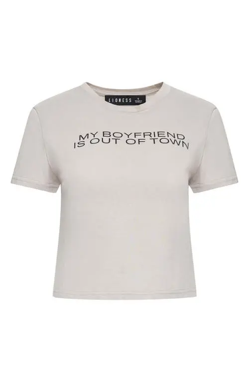 Lioness Boyfriend Graphic Baby Tee