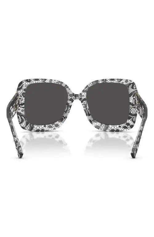 Dolce & Gabbana 55mm Square Full Rim Sunglasses