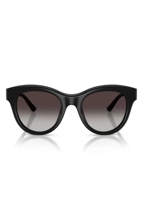 Dolce & Gabbana 52mm Phantos Sunglasses - Black/grey Gradient