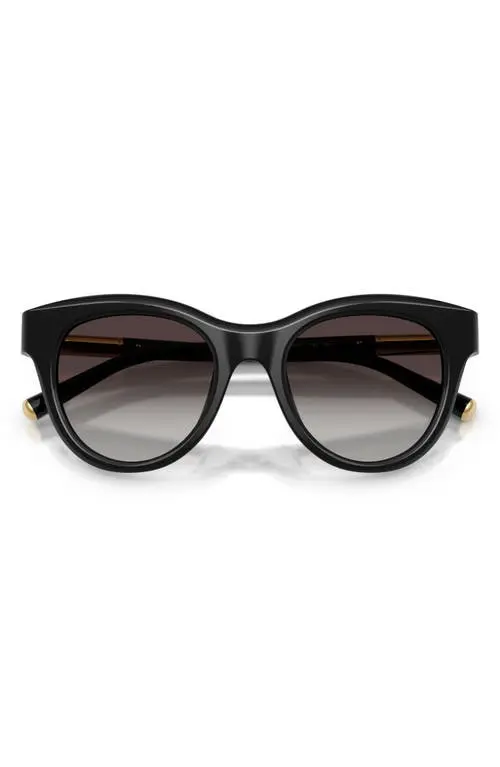 Dolce & Gabbana 52mm Phantos Sunglasses - Black/grey Gradient
