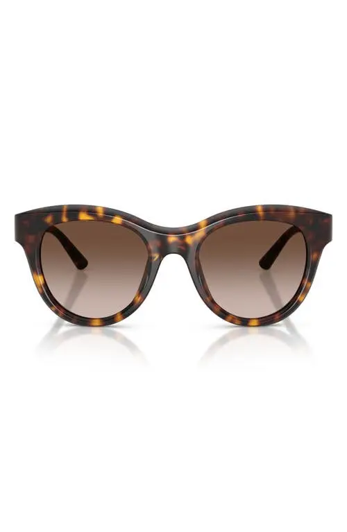 Dolce & Gabbana 52mm Phantos Sunglasses - Havana/gradient Brown