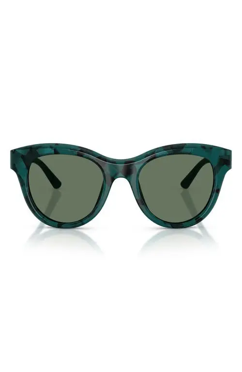 Dolce & Gabbana 52mm Phantos Sunglasses - Pearl Havana/dark Green