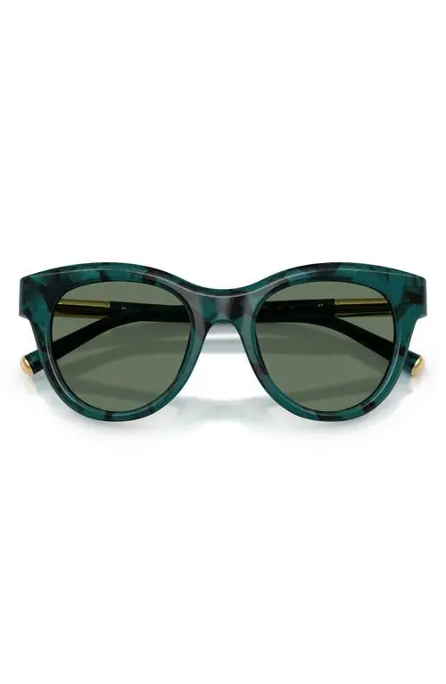 Dolce & Gabbana 52mm Phantos Sunglasses - Pearl Havana/dark Green