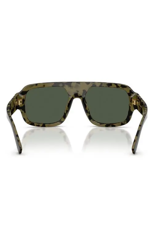 Dolce & Gabbana 55mm Polarized Square Sunglasses