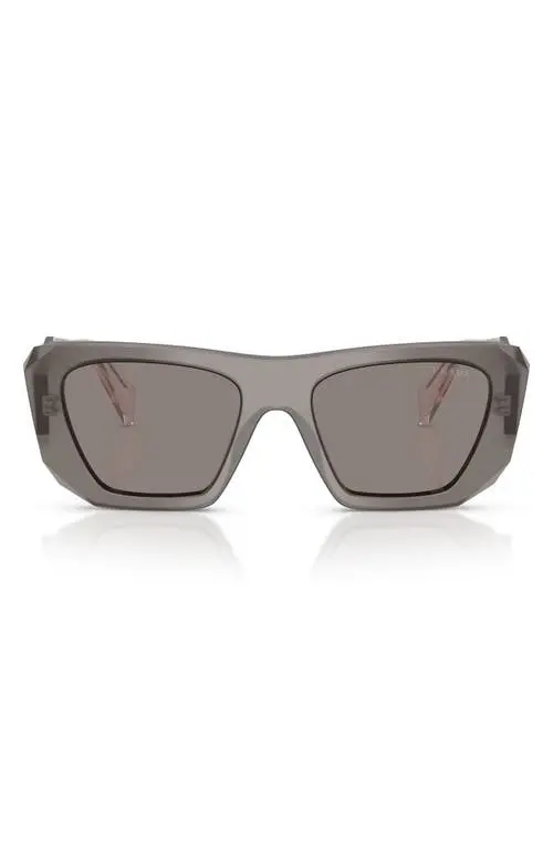 Prada 53mm Square Sunglasses - Grey/dark Grey