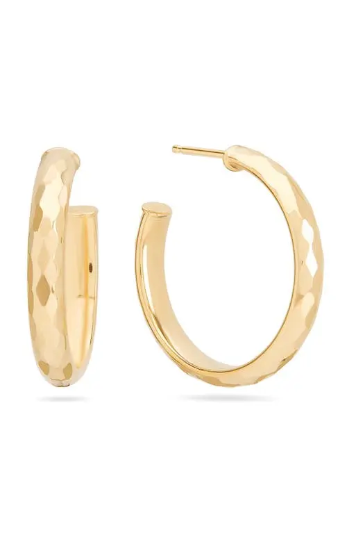 Lana Jewelry 14k Gold Disco Hoop Earrings - Yellow Gold