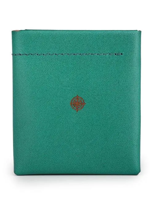 OLD TREND Celosia Genuine Leather Bi Fold Wallet - Aqua