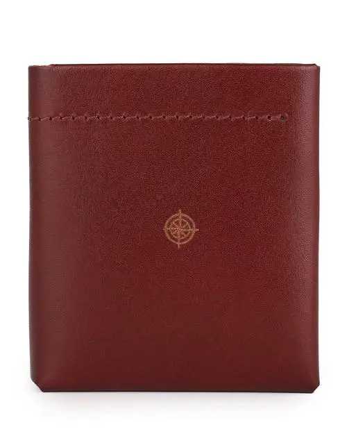 OLD TREND Celosia Genuine Leather Bi Fold Wallet - Burgundy