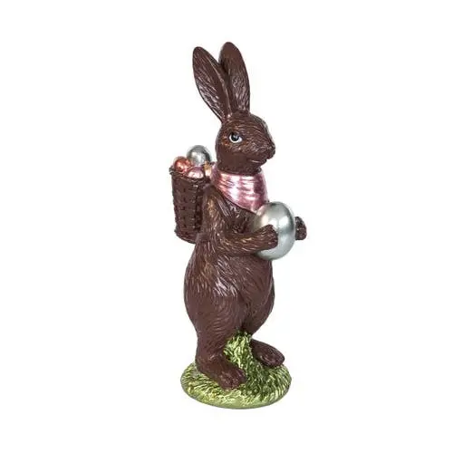 GALLERIE II Chocolate Medium Easter Rabbit Figurine - Brown