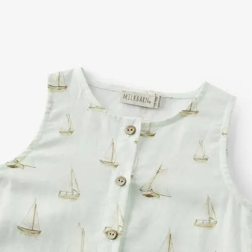 MILKBARN Tank Top Shortall - Sailboat Melody