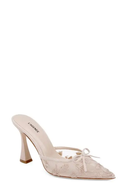 L'Agence Prasad Pointed Toe Mule - Chai