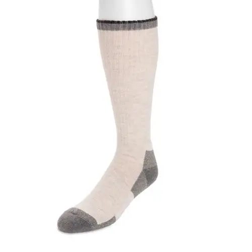 RUFF N TUFF Over The Calf Merino Blend Work Wear Socks - Natural Heather