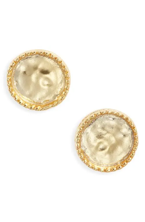 KARINE SULTAN Dotty Stud Earrings - Gold