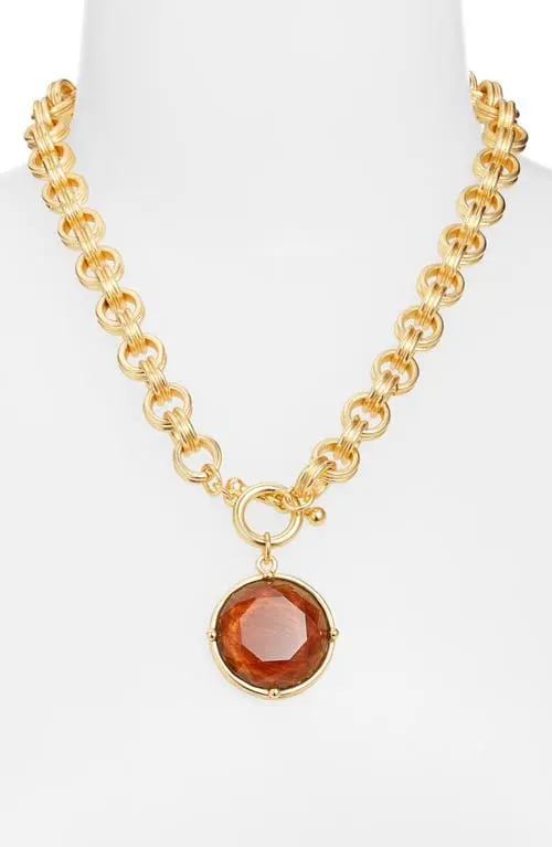 KARINE SULTAN Pendant Chain Necklace - Gold