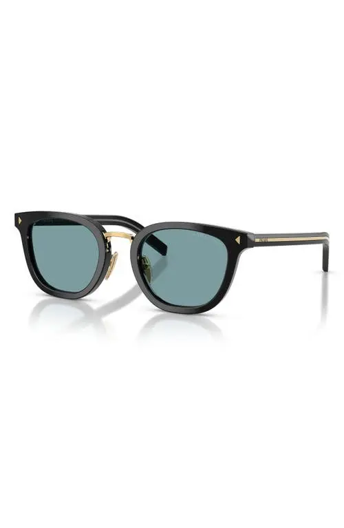 Prada 49mm Polarized Cat Eye Sunglasses