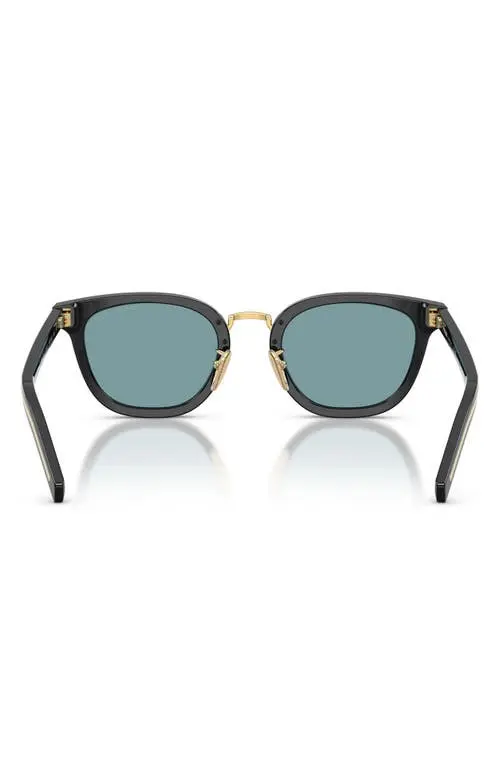 Prada 49mm Polarized Cat Eye Sunglasses