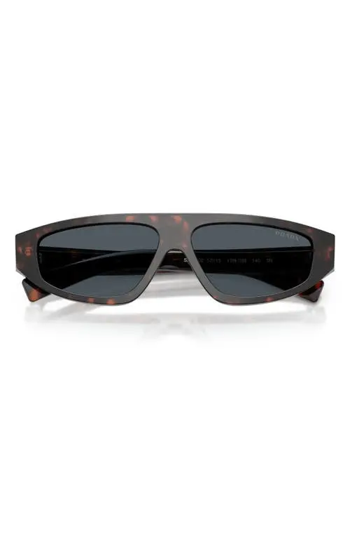 Prada 57mm Irregular Sunglasses