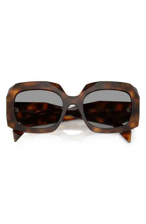 Prada 54mm Square Sunglasses - Juniper Tortoise/grey