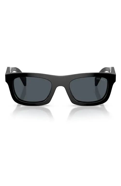 Prada 53mm Pillow Sunglasses - Black/dark Grey