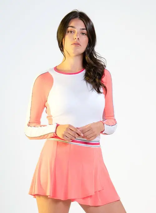 Lucky In Love Pleated Wrap Skirt