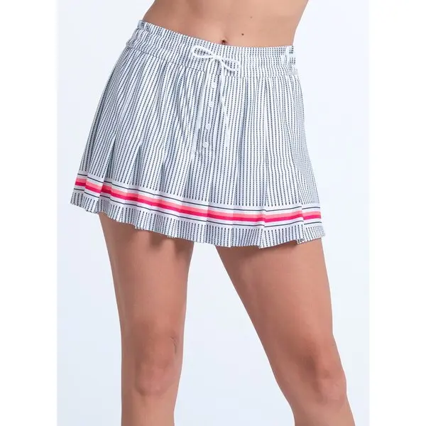 Lucky In Love High Waisted Striped Skirt