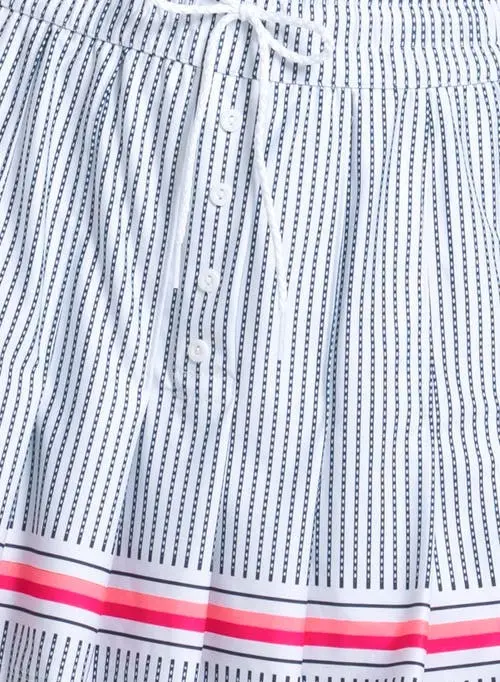 Lucky In Love High Waisted Striped Skirt
