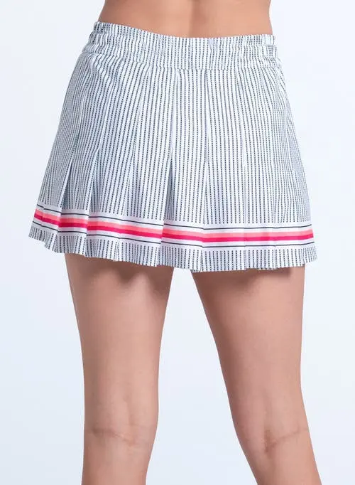 Lucky In Love High Waisted Striped Skirt