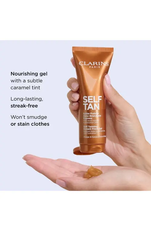 Clarins Self-tanning Gel Face & Body Tanner - No Color